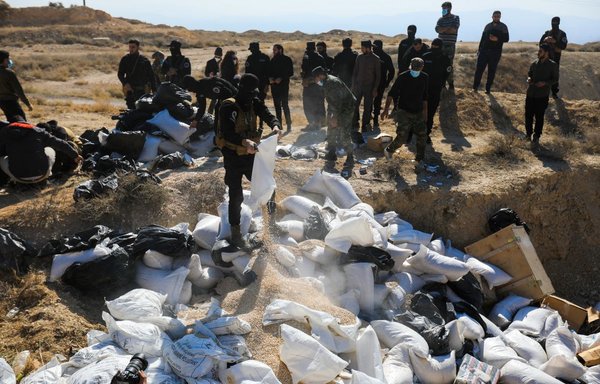 Major drug bust at Iraq border shows trafficking networks fraying